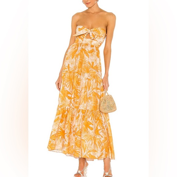 Zimmermann | Dresses | Zimmermann Mae Tie Midi Dress | Poshmark